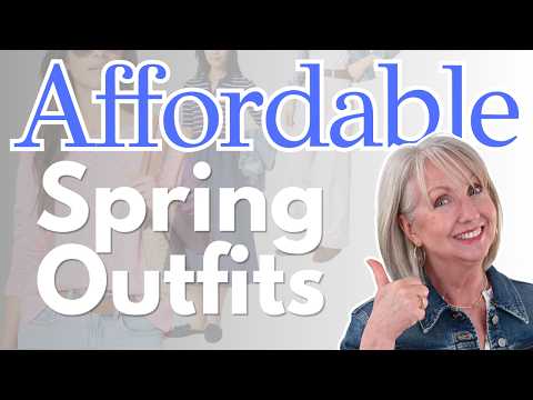 Affordable Spring Outfits for Stylish Women Over 50 || Style Tips