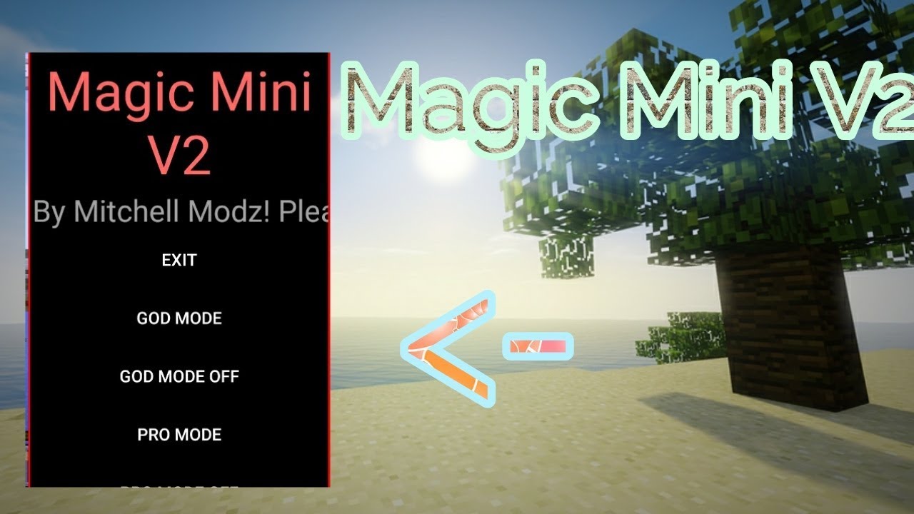 New Magic Mini V2 Minecraft PE Mod Menu +Download - YouTube