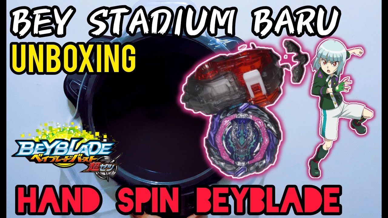 UNBOXING‼BEYBLADE STADIUM TERMURAH + TEST HAND SPIN #beyblade # ...