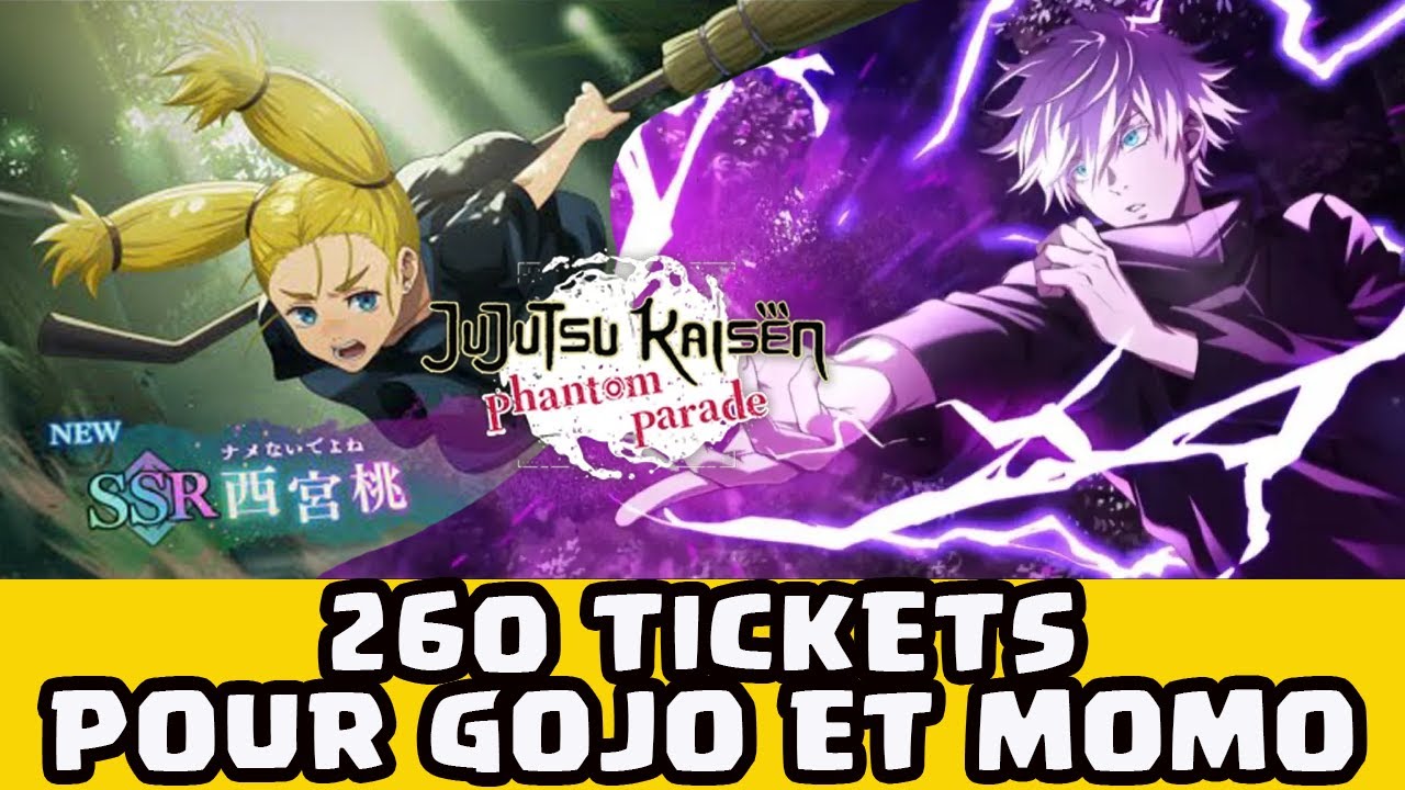 MDR LA LUCK !! 260 TICKETS ⚡ OBJECTIF MOMO & GOJO MURASAKI 🔥 JUJUTSU ...