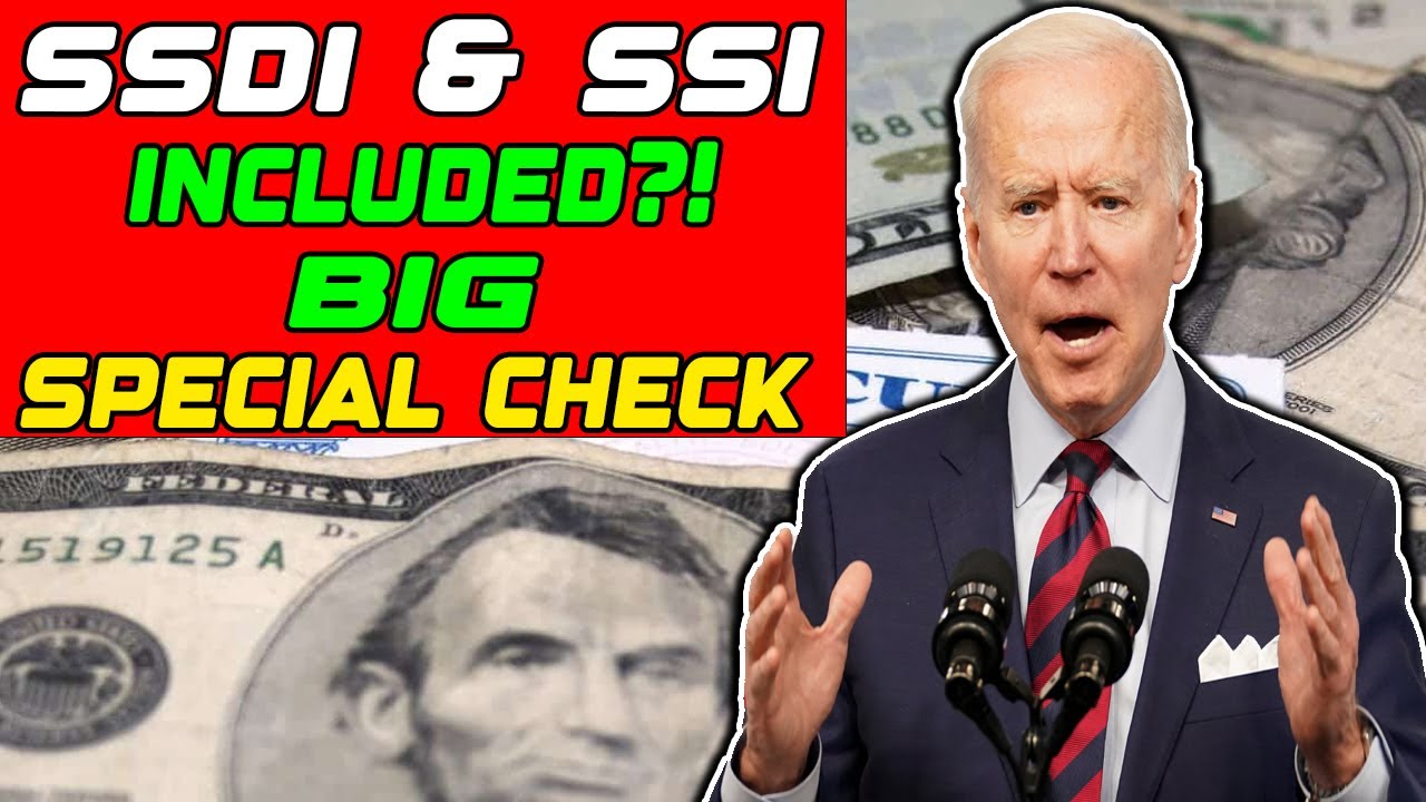 SSDI & SSI Included?! Big Special Check from Social Security Explained ...