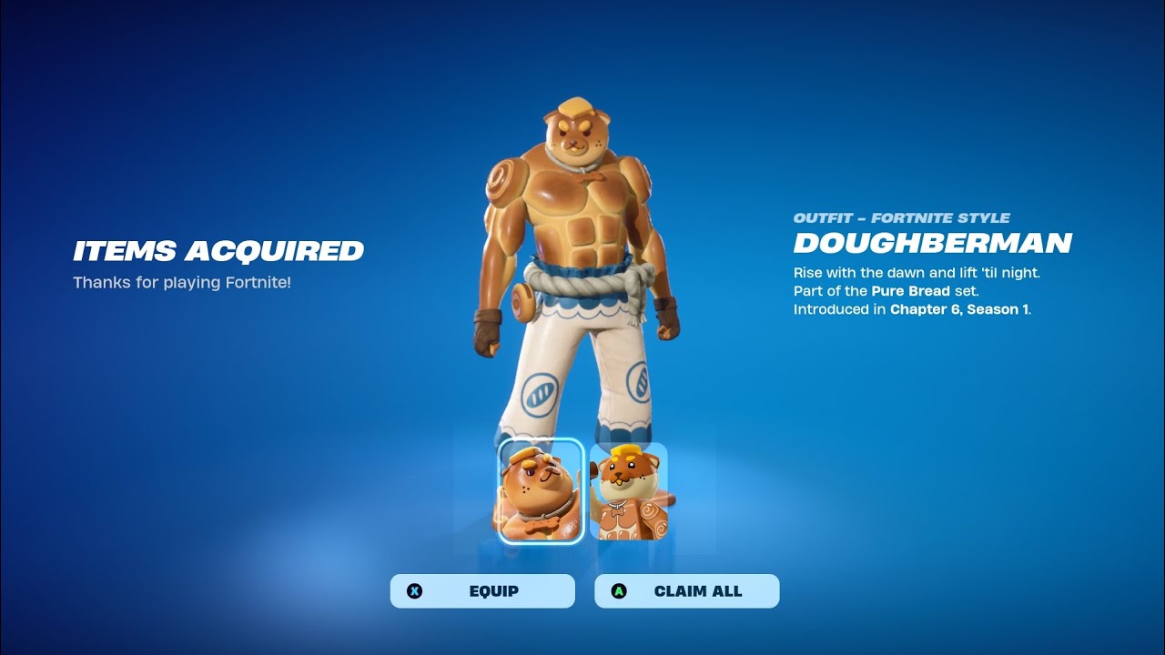 *NEW* Fortnite Doughberman Bundle Full Showcase! - YouTube