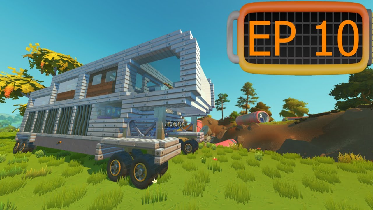 Scrap Mechanic Nomad EP 10 Mobile Base Finished + Finding Sleeping Pod ...