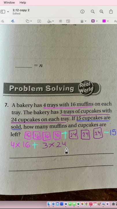 Lesson 2.12 #7 Homework, Go Math! Grade 4 - YouTube