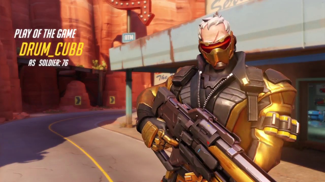 Overwatch Highlight #1 POG as Soldier 76! - YouTube