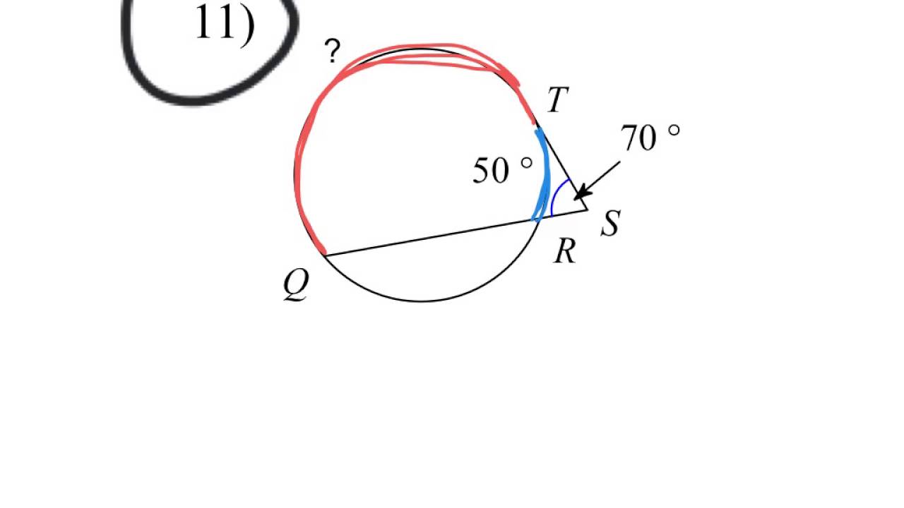 10.8G - Angles Outside the Circle - YouTube