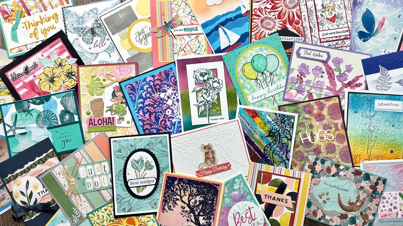 65 "Beautiful Background" Cards | The Great, Big Card Swap Showcase ...
