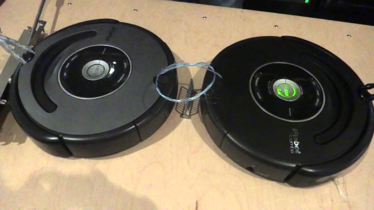 iRobot Roomba Tuggle War | 560 vs 570 Battle Of Strength - YouTube