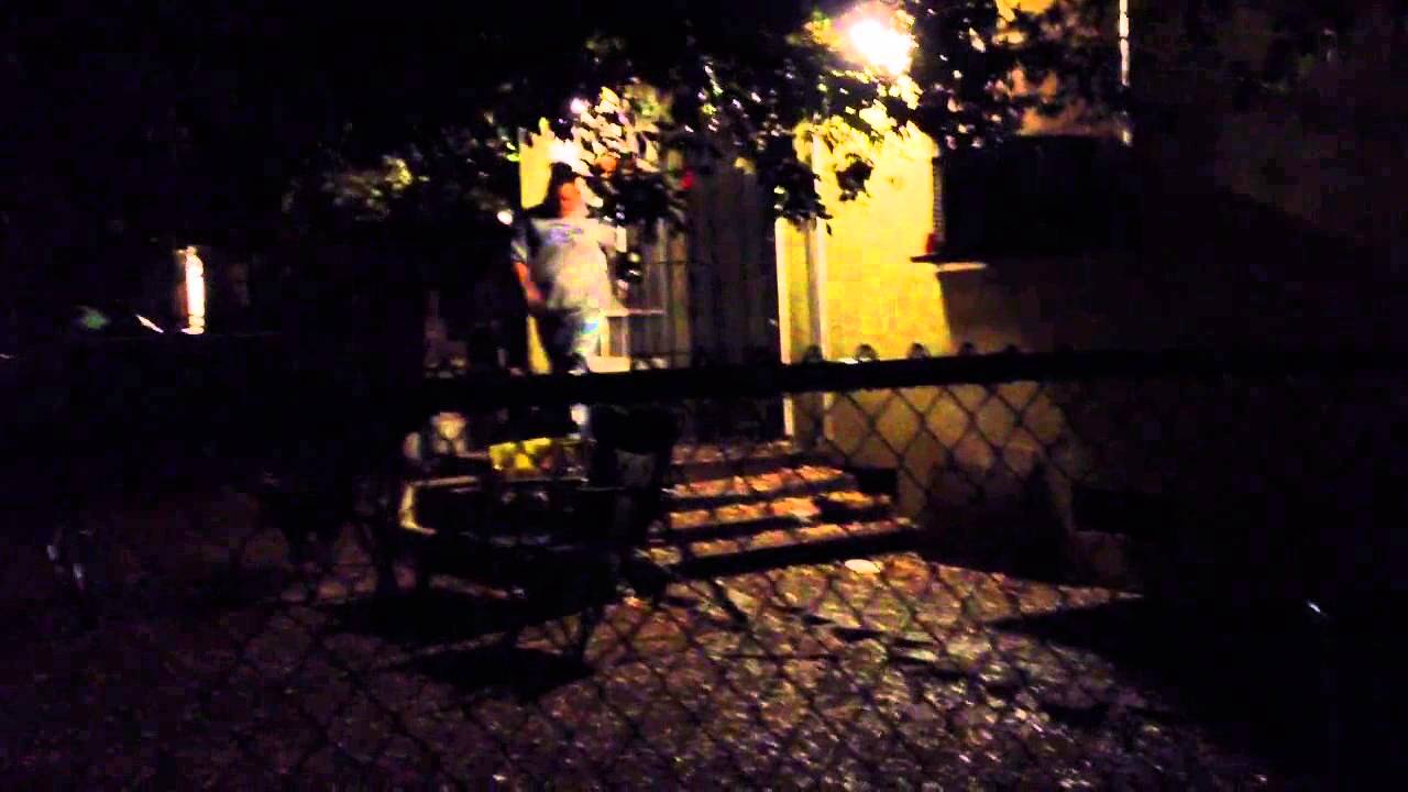 Scary monster jumps out of bush - YouTube