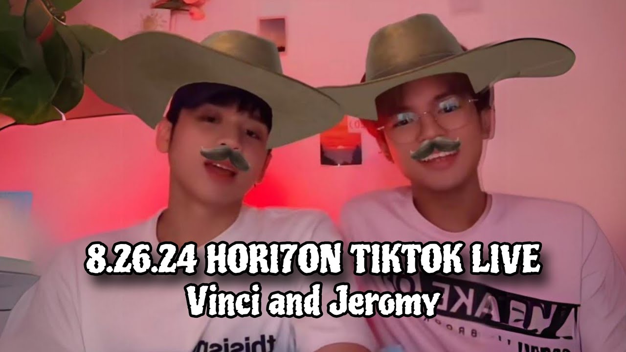 08.26.24 HORI7ON TIKTOK LIVE: Vinci and Jeromy - YouTube