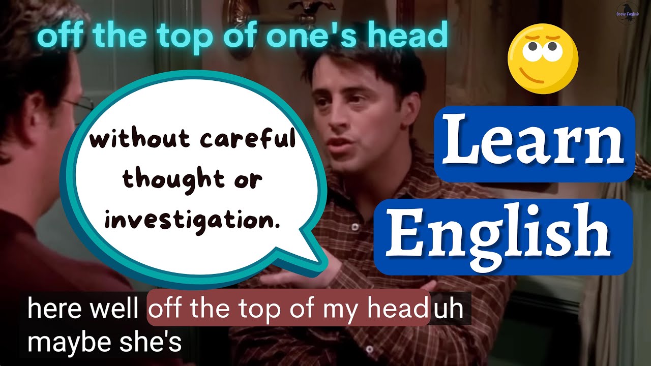 Learn English with TV series/Friends. Improve Spoken English Now. Talk ...