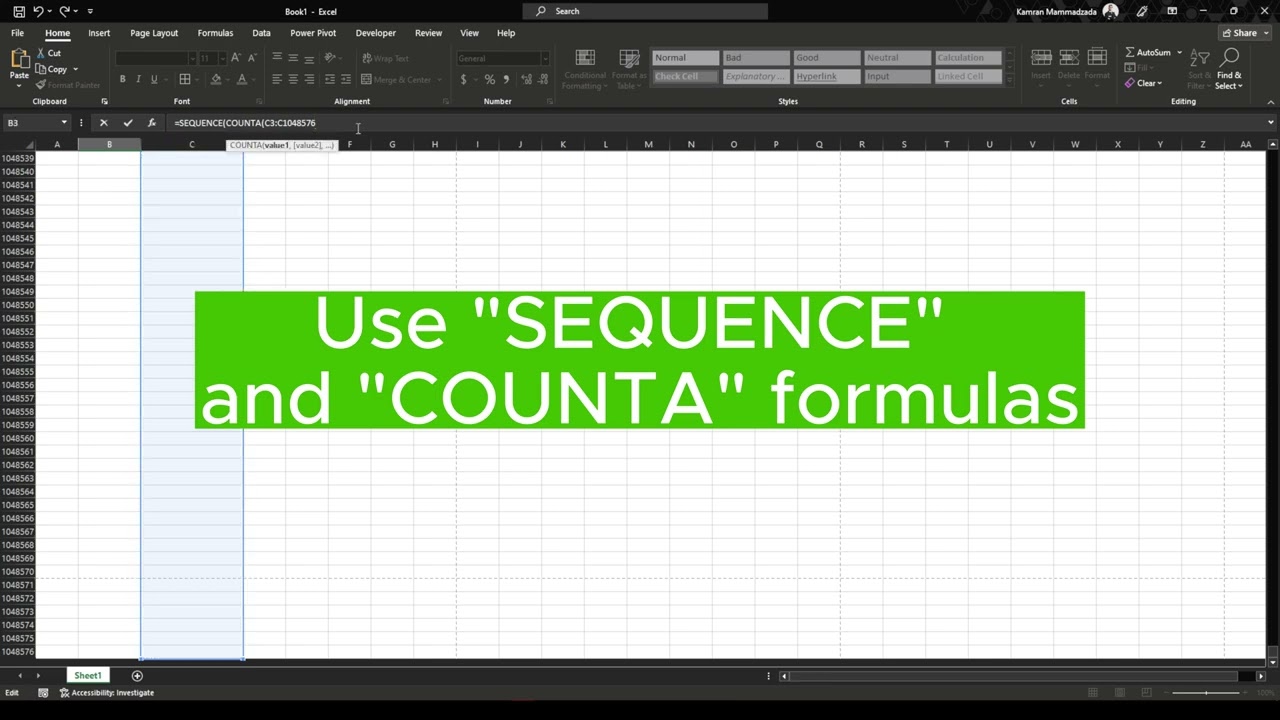 How To Number A List In Excel Use Transpose Mastering Excel Tips How To Number A List In Excel Use Transpose Mastering Excel Tips