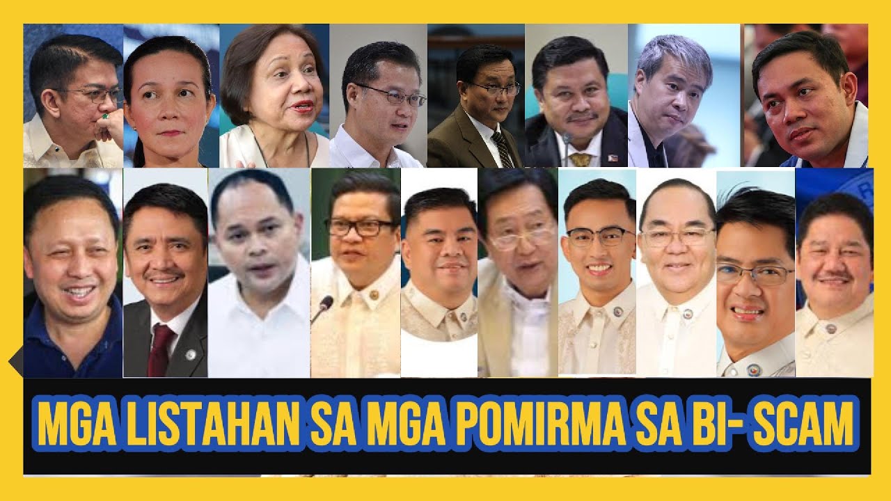 "MGA LISTAHAN SA MGA POMIRMA SA BI-CAM" PANOORIN NYO SILA - YouTube
