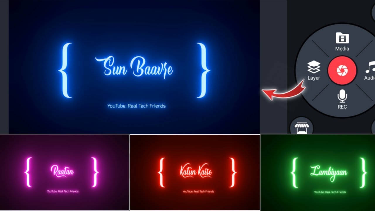 Kinemaster Glow Lyrics Editing | Glow Lyrics video editing | How to ...