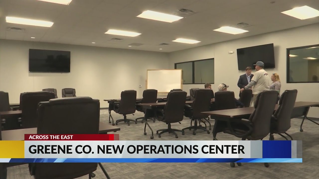 New emergency operations center opens in Greene County - YouTube