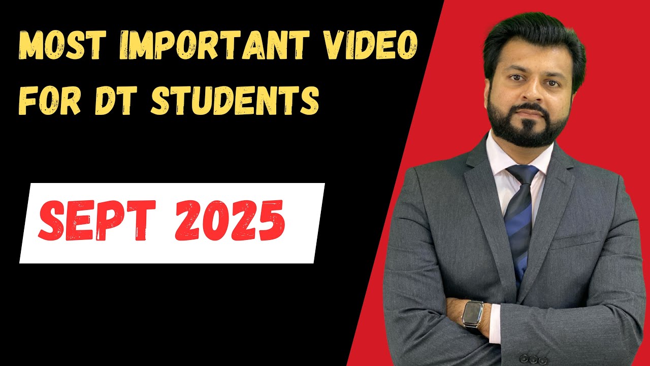Most Important for CA Final DT Students | Sept 2025 | Hindi & Full ...