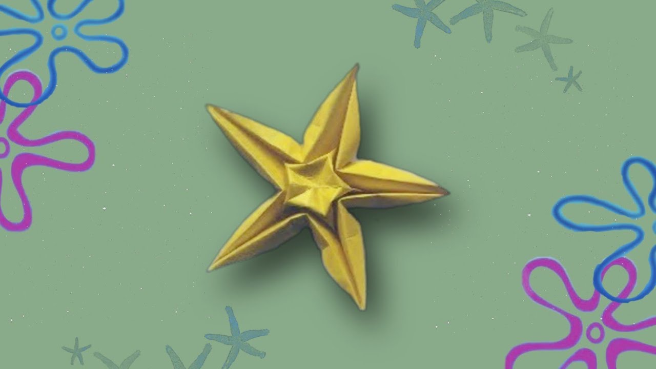Tutorial Origami Bintang - YouTube