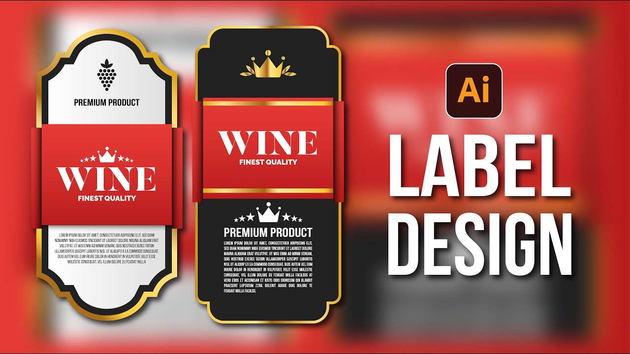 Wine Label Design Tutorial Adobe Illustrator BID IT Lab label Wine Label Design Tutorial Adobe Illustrator BID IT Lab label
