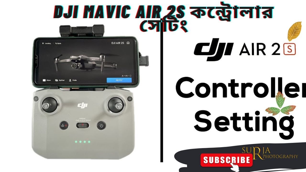 Dji Mavic Air 2, Air2S, Mini, Mini2 Controller Setting // Dji Mavic Air ...