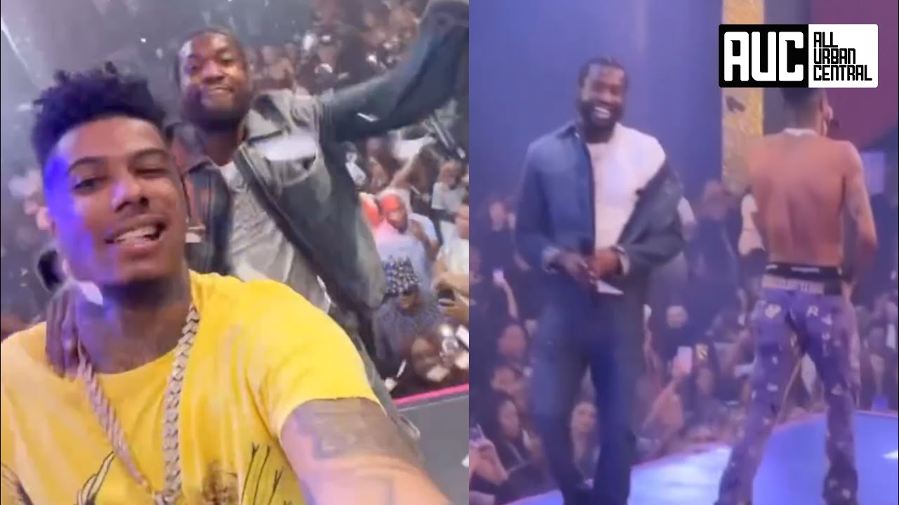 Blueface Teaches Meek Mill How To Crip Walk On School Yard In Vegas ...