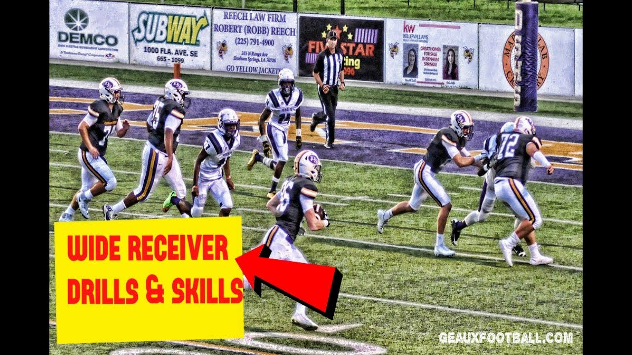 🏈Wide Receiver Drills 🔥and Workouts ️🔥(2019 Skills)🔥🏈 - YouTube