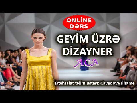 #onlineders (Uşaq donunun ülgü əsasında biçilməsi və hissələrin işlənilməsi)