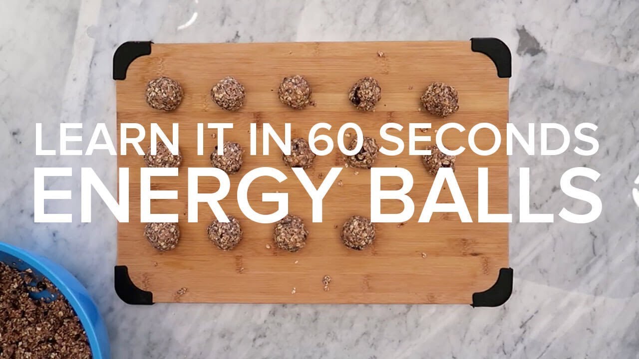 Energy Balls Recipe | Learn it in 60 Seconds - YouTube