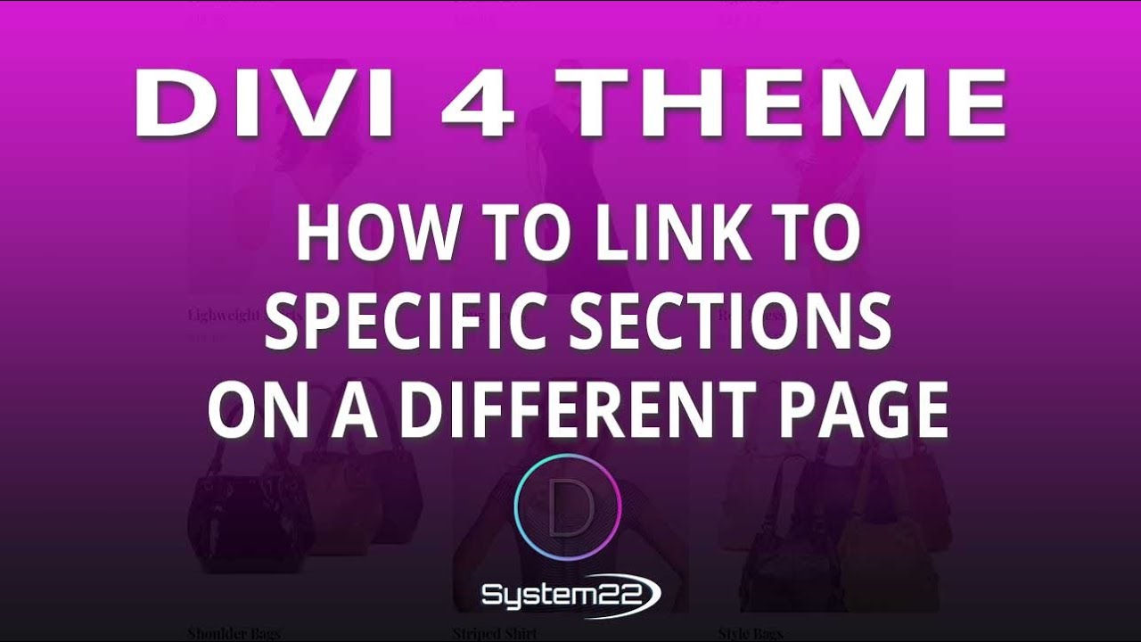 Divi 4 How To Link To Specific Sections On A Different Page YouTube divi-4-how-to-link-to-specific-sections-on-a-different-page-youtube