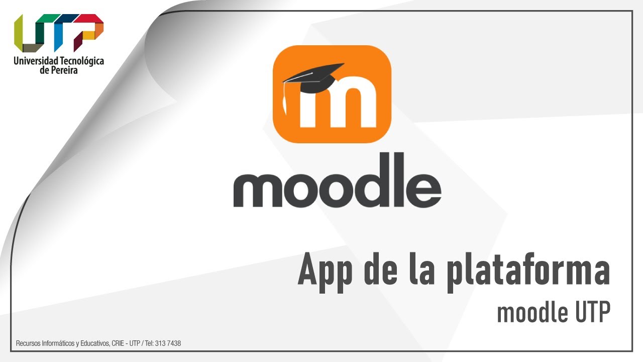 Video Tutorial APP de la plataforma Moodle UTP - YouTube