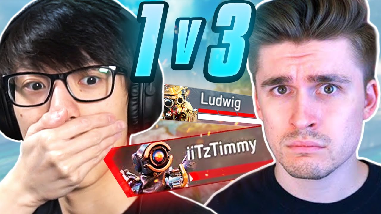 ULTIMATE APEX LEGENDS 1v3 CHALLENGE (ft. Ludwig, Atrioc & Stanz) - YouTube