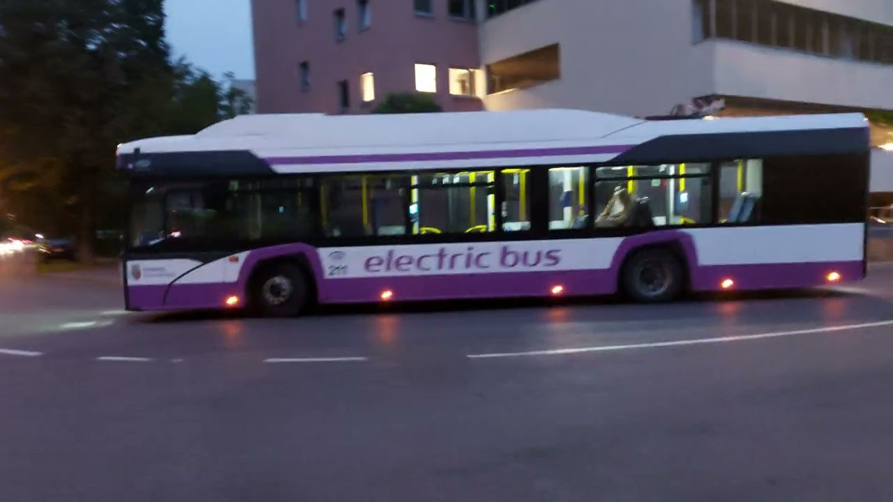 autobuz Solaris urbino 12 electric #211 linia 33 aleea băișoara p-ța ...