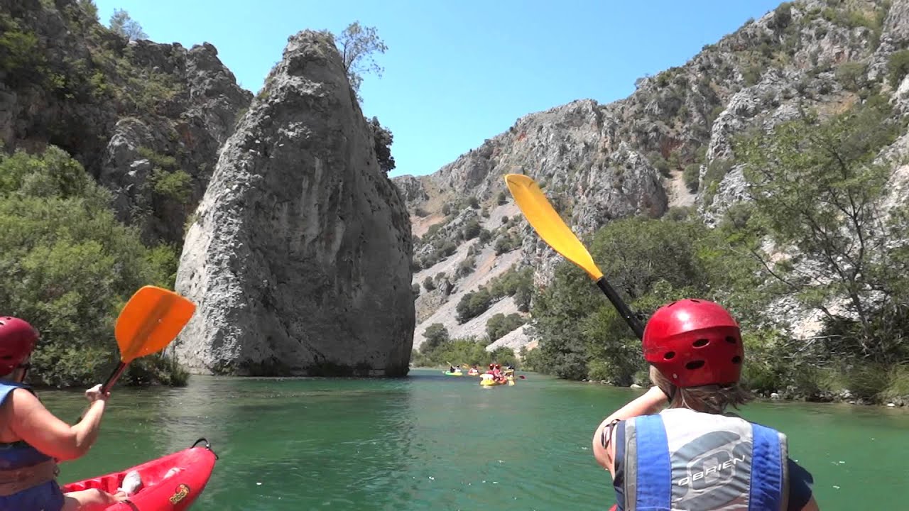 Kayaking the Zrmanja river, Croatia - YouTube