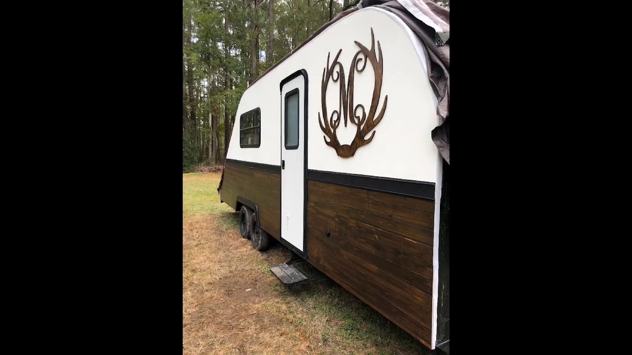 DIY Camper Travel Trailer Homemade - YouTube