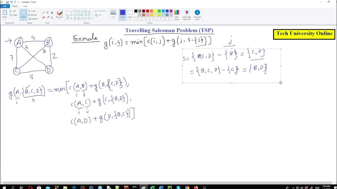Travelling Salesman Problem-1- Discrete Mathematics-ডিসক্রিট ...