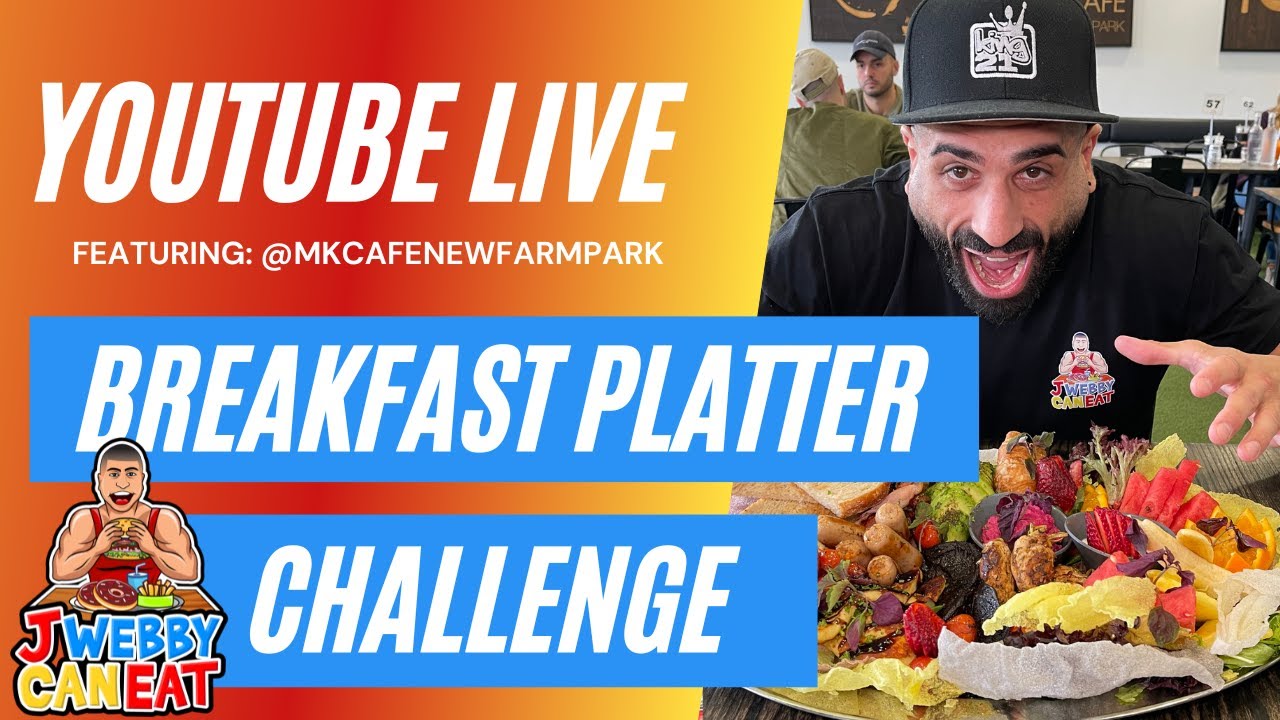 MK Cafe - Breakfast Platter Challenge - YouTube