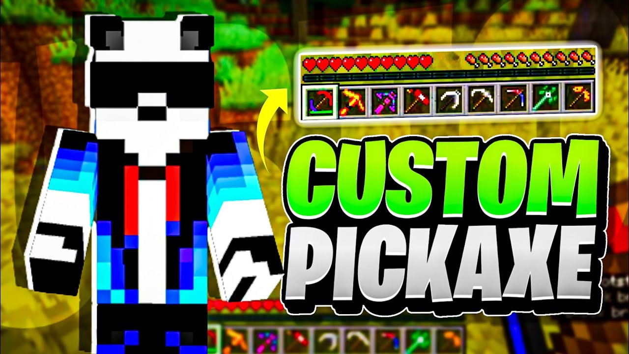 Minecraft but there are Custom Pickaxe....#minecraft - YouTube