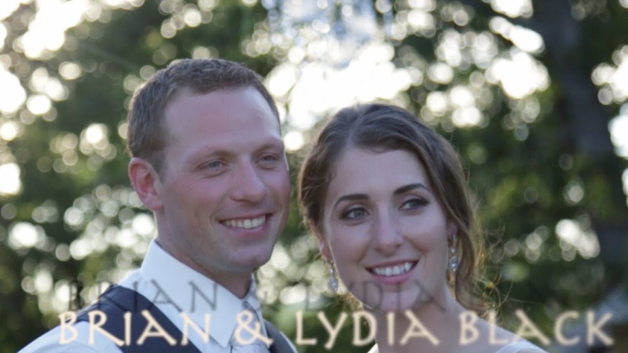 Brian & Lydia Black Wedding Day - YouTube