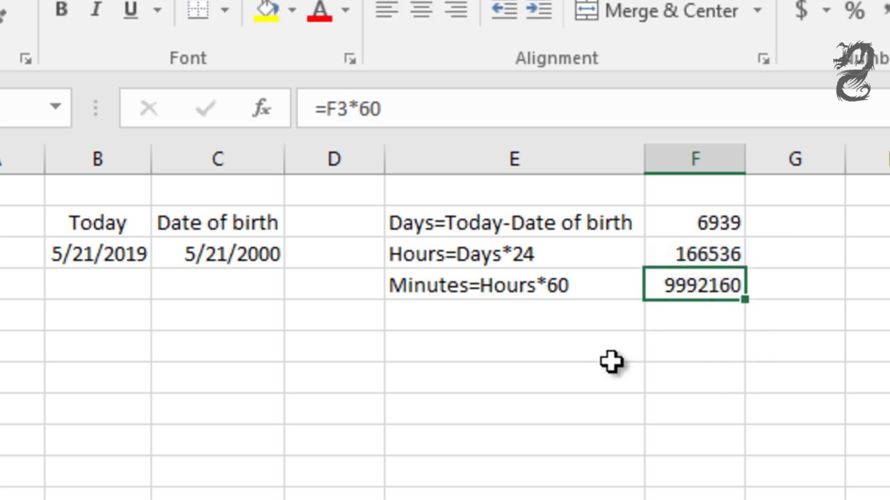 How To Calculate Your Age In Days Hours And Minutes In Excel YouTube how-to-calculate-your-age-in-days-hours-and-minutes-in-excel-youtube