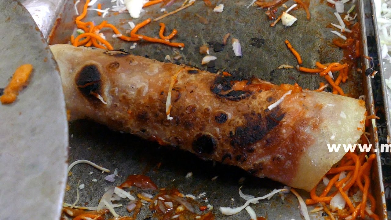 VEG FRANKIE RECIPES MAKING | INDIAN STREET FOODS 2021 - YouTube