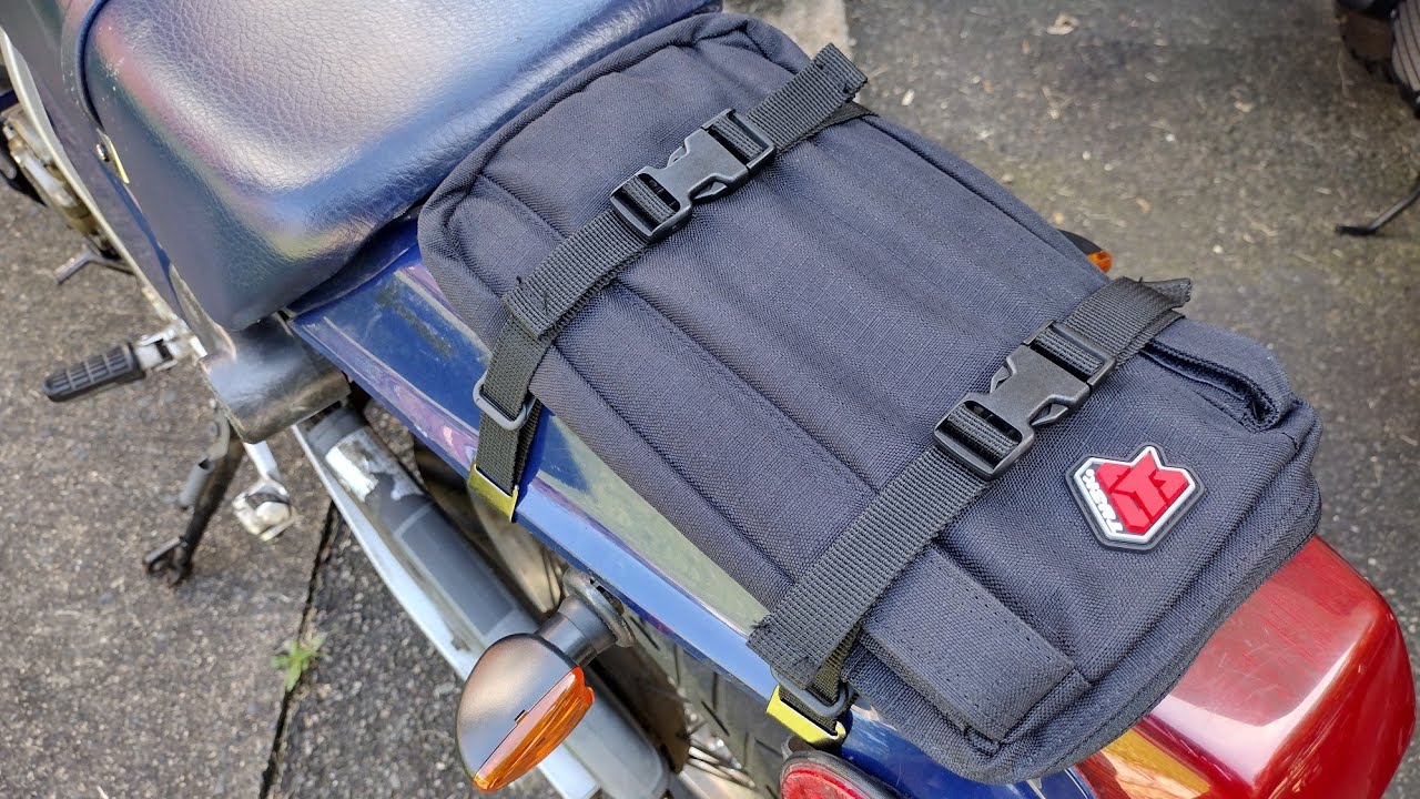 Tusk Fender Bag For My Honda NX250 - YouTube