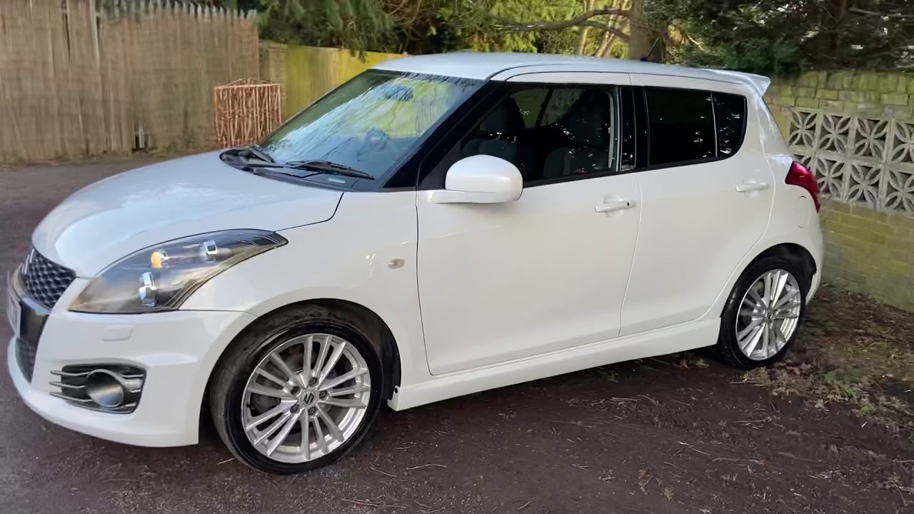 White Suzuki swift sport - YouTube