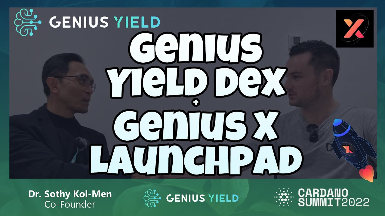 Genius Yield DEX and GeniusX Launchpad Status on Cardano - YouTube