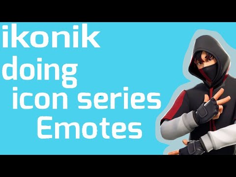 Ikonik doing icon series emotes 2 - YouTube