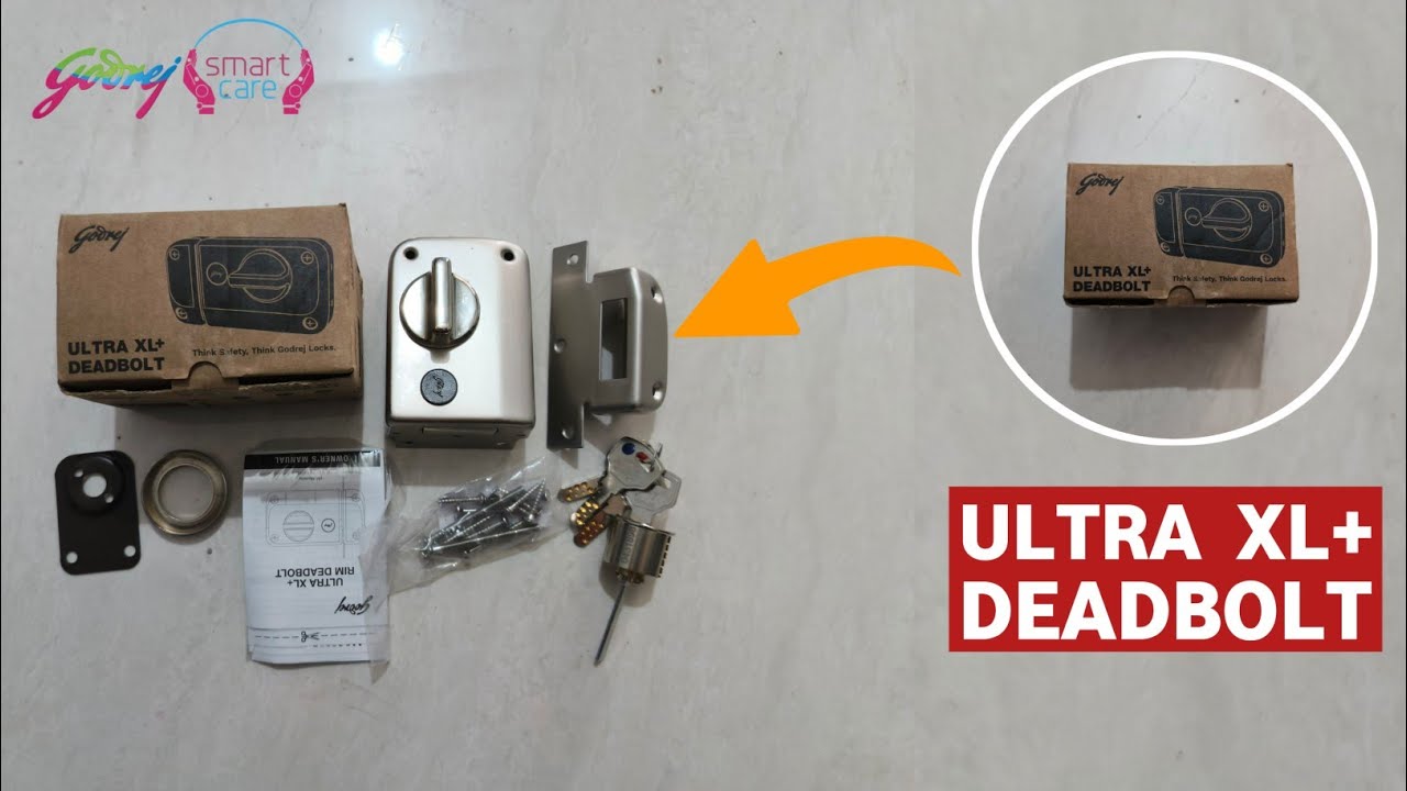 ULTRA XL+ DEADBOLT Godrej Lock Unboxing By Godrej Smart Care - YouTube