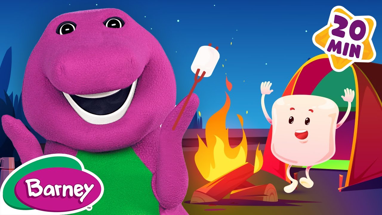 A Camping We Will Go | Summer Brain Break for Kids | Barney Nursery ...