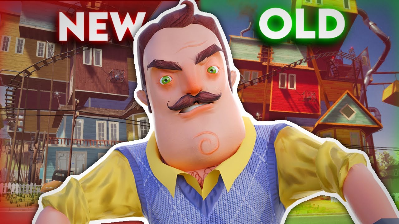 WHAT If Hello Neighbor KEPT Its OLD ART STYLE? (Old Art Style Mod ...