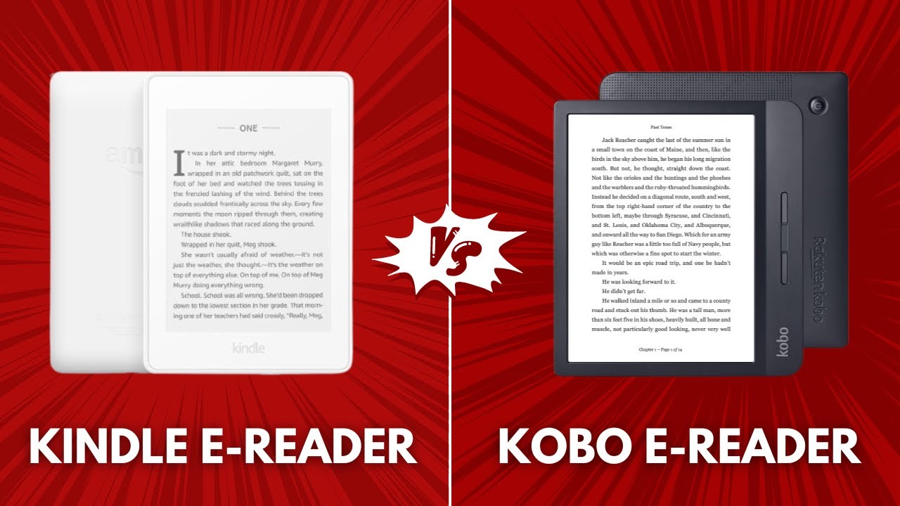 Kindle E-Reader vs Kobo E-Reader - Best E-Reader of 2024 - YouTube
