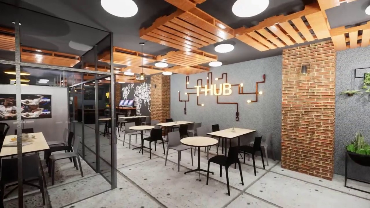 T-Hub CoWork & Study Place - Virtual Tour - YouTube