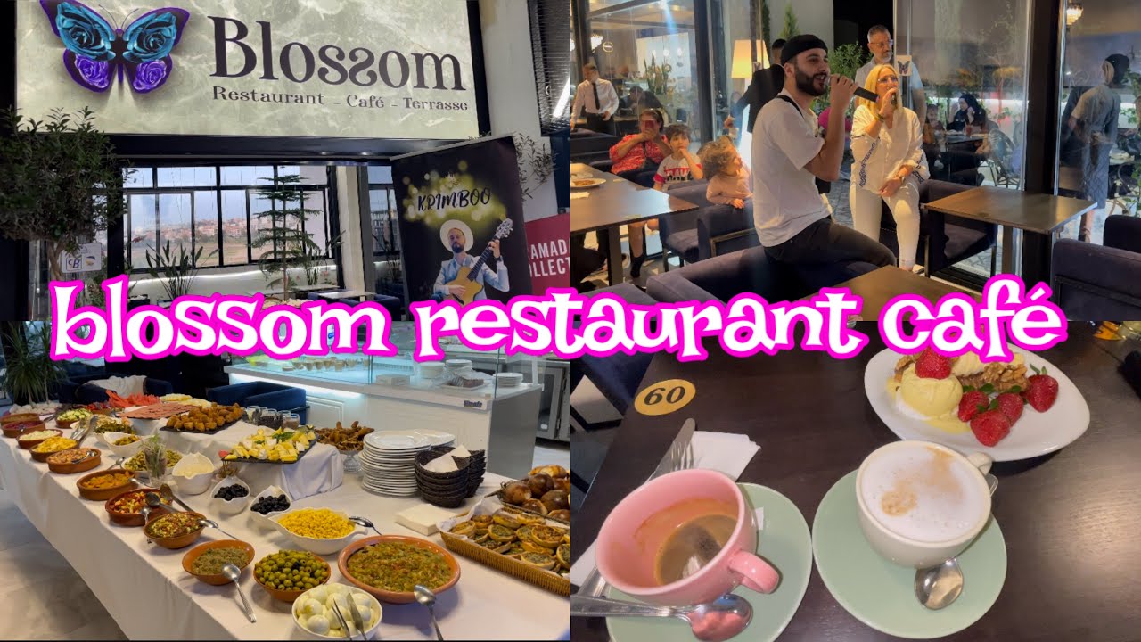 مطعم جديد وإفطار جديد ️ في blossom restaurant café - YouTube