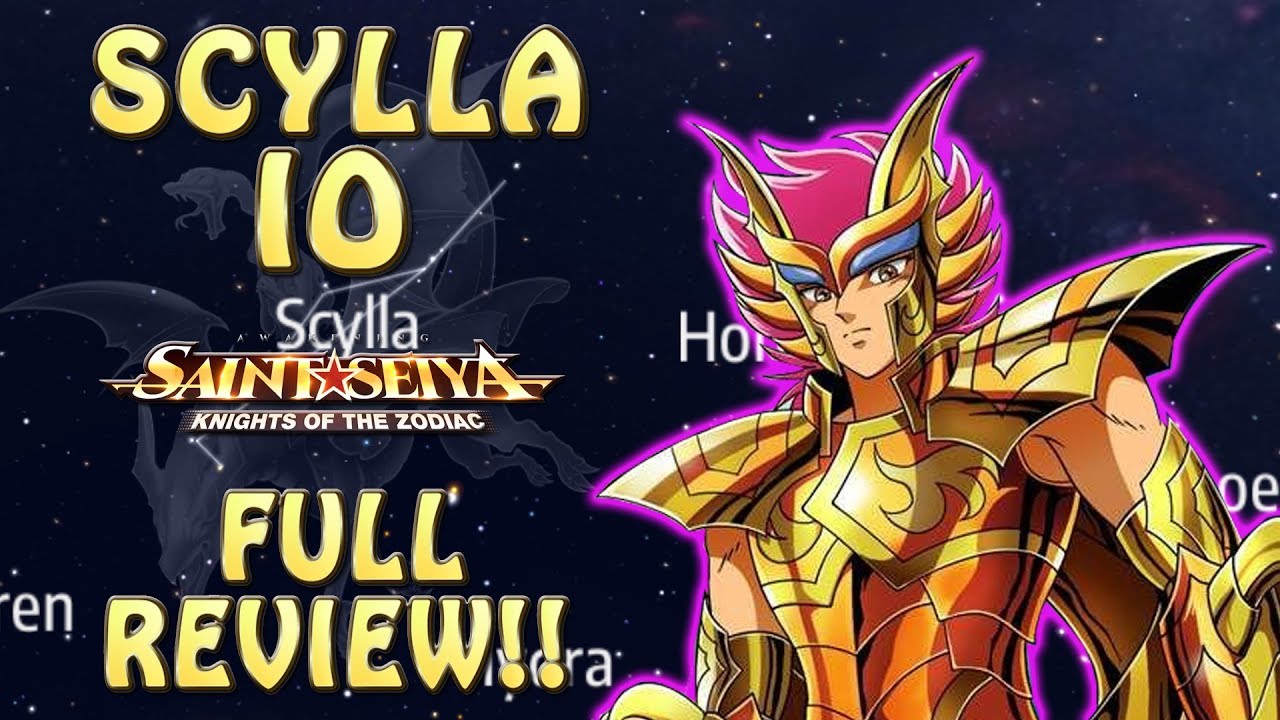 SCYLLA IO! FULL REVIEW! GIVE HIM AN S ALREADY!! Saint Seiya Awakening ...